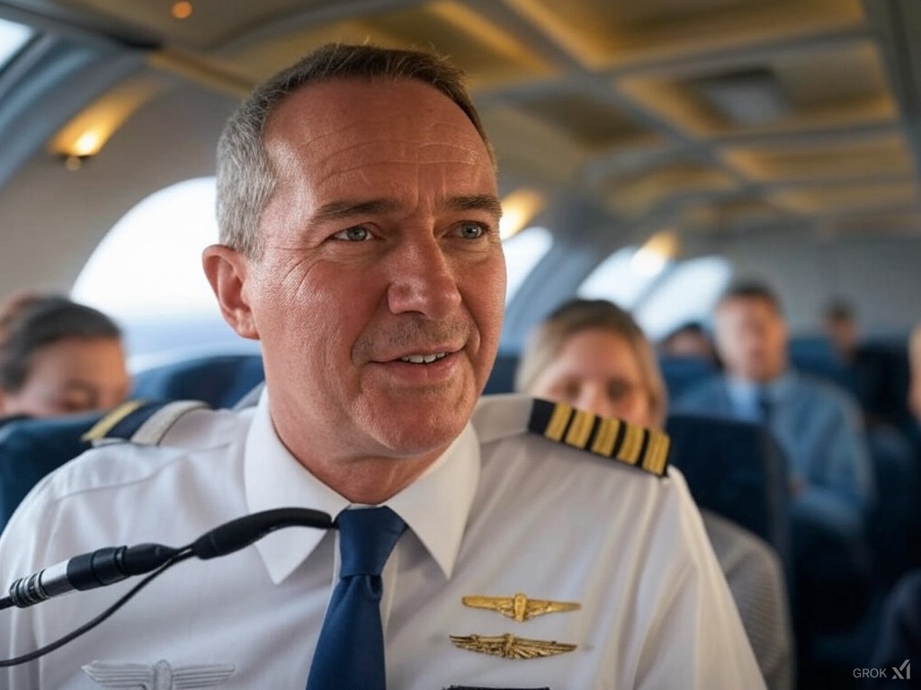 American Airlines Pilot Delivers Heartfelt Message of Reassurance After ...