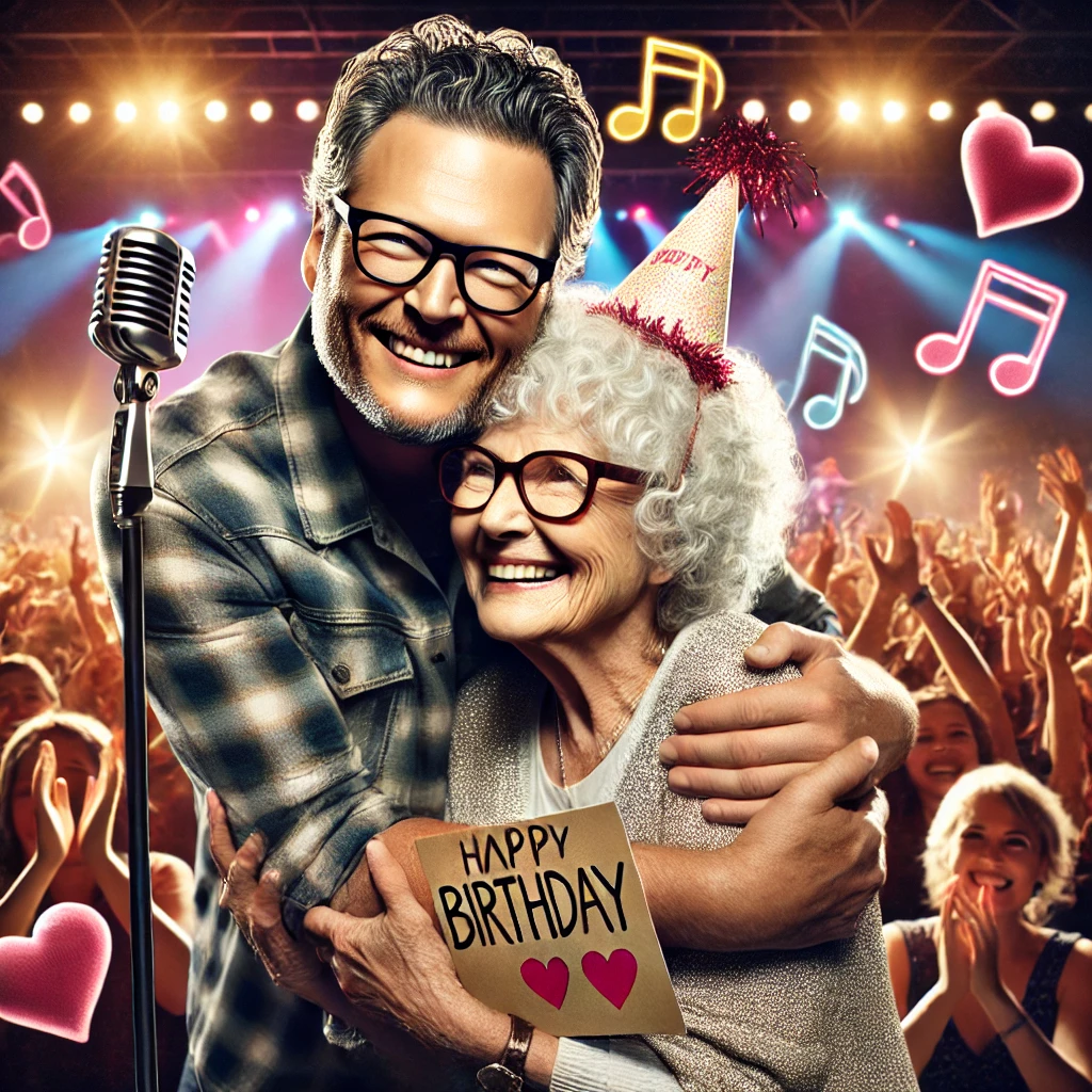 Birthday Queen Gets Her Blake Hug! 84-Year-Old Fan Steals the Spotlight ...