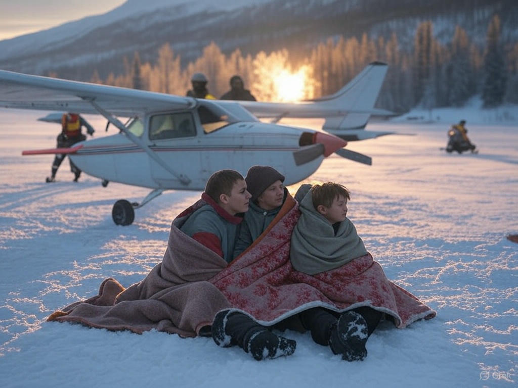 Missing Plane Found in Alaska After Overnight Search—Pilot and Two Kids ...