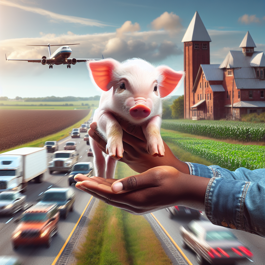 From Highway Hero to Farm Favorite: Peppa the Piglet Finds Her Forever Home